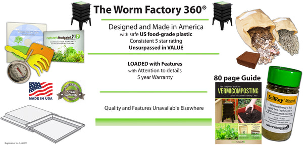 Worm Factory 360 4 Tray Unit – Nature's Footprint